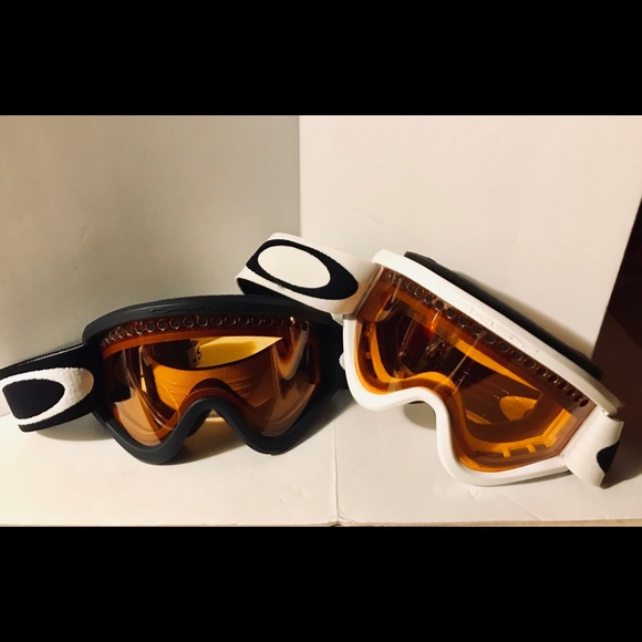 Oakley | Other | 2 Oakely E Frame Googles Persimmon Lens Blk Wht | Poshmark